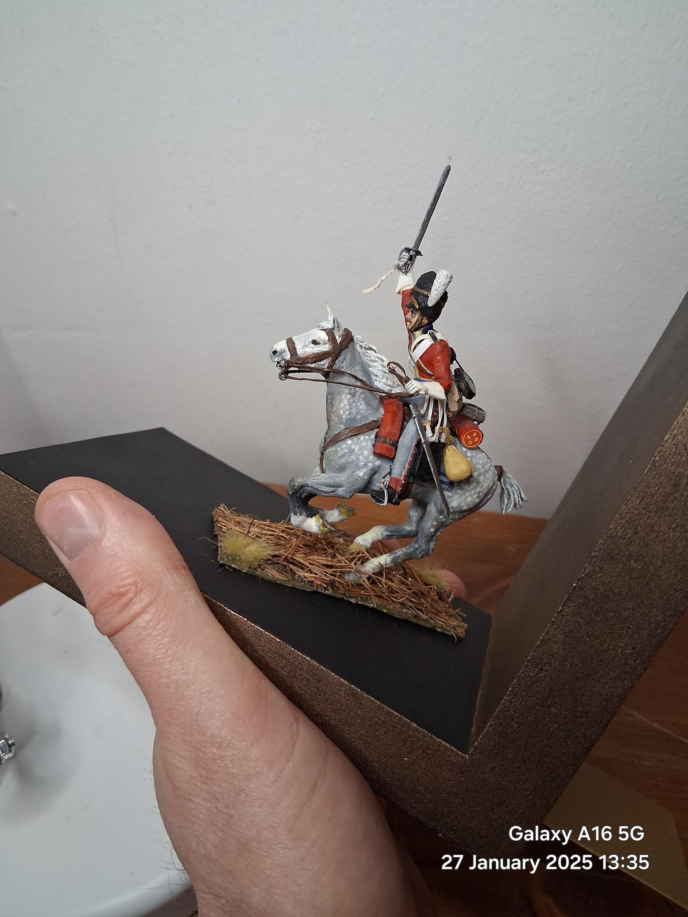 Military Bookends - British Napoleonic Cavalry Pair - Hussar and ...
