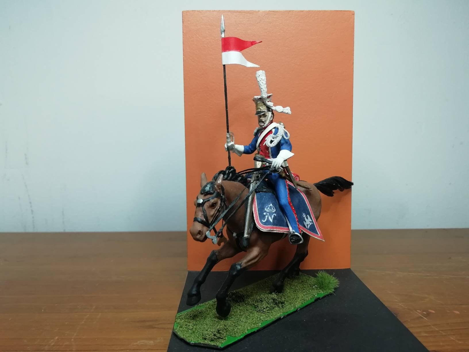 Military bookends Napoleonic cavalry pair Auld enemies | Etsy