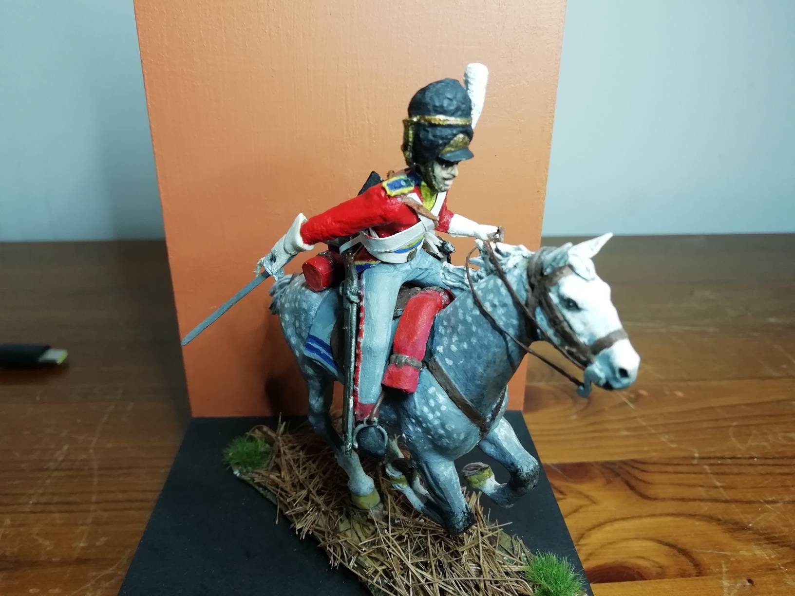 Military bookends Napoleonic cavalry pair Auld enemies | Etsy