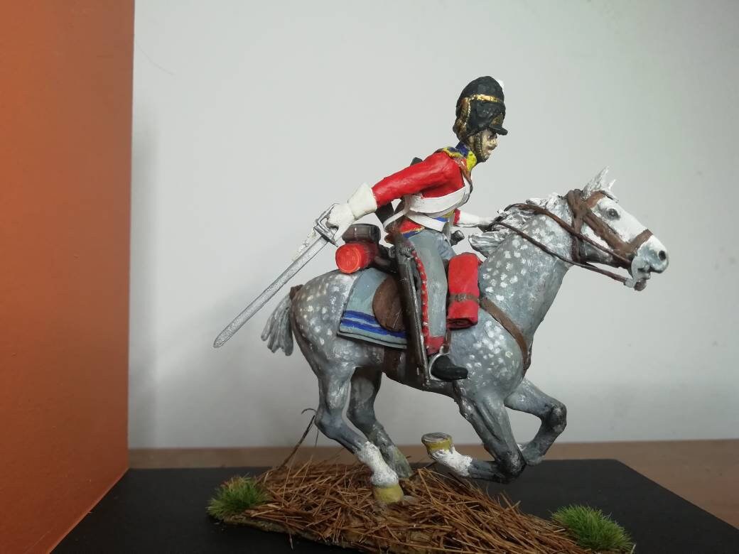 Military Bookends Napoleonic Cavalry Pair Old Enemies - Etsy UK