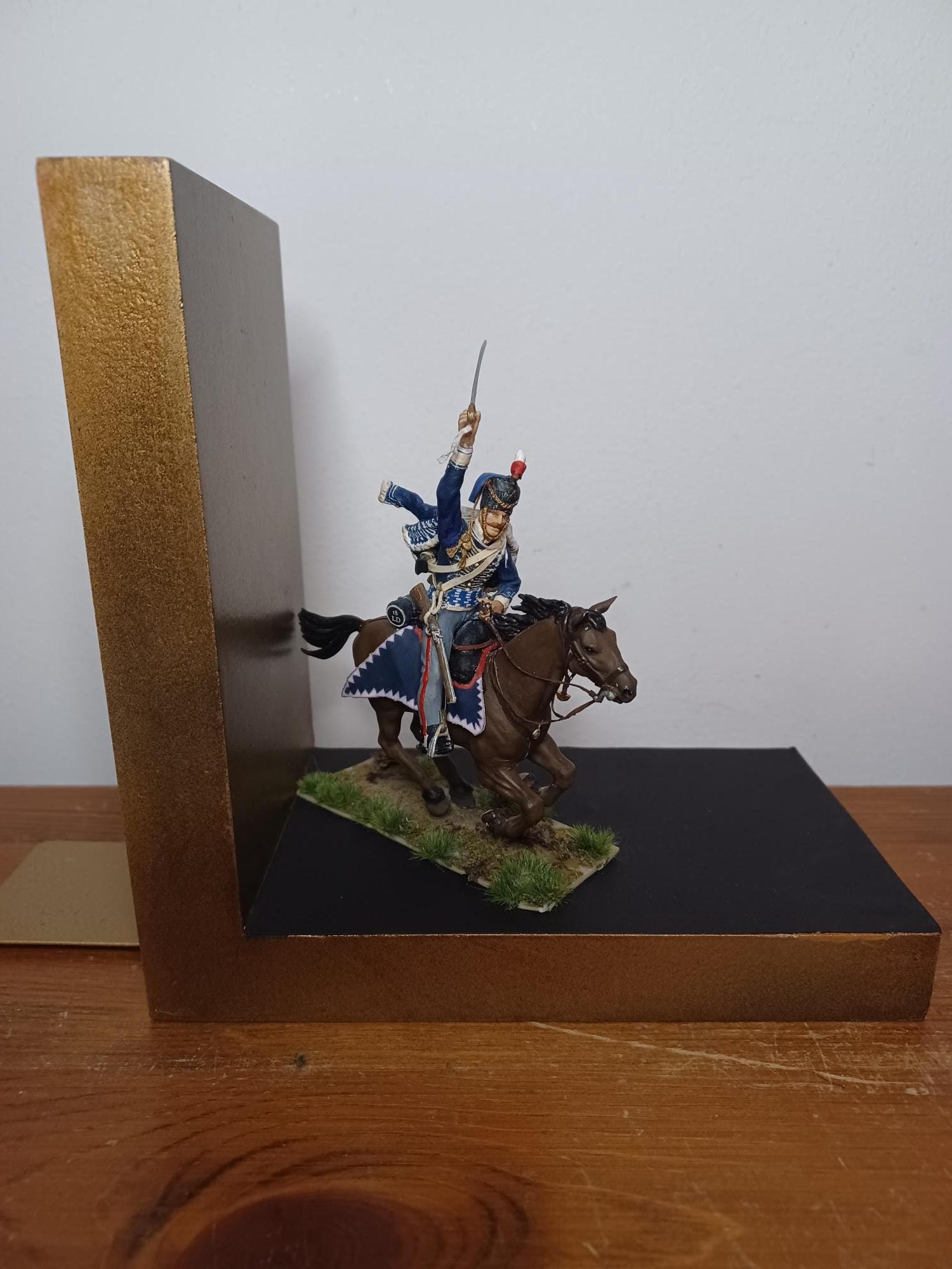 Military Bookends - British Napoleonic Cavalry Pair - Hussar and ...