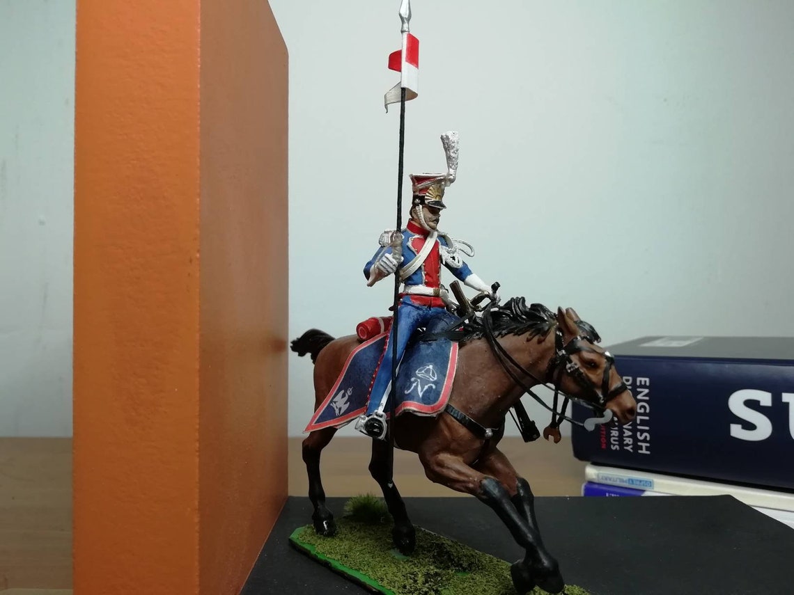 Military bookends Napoleonic cavalry pair Auld enemies | Etsy