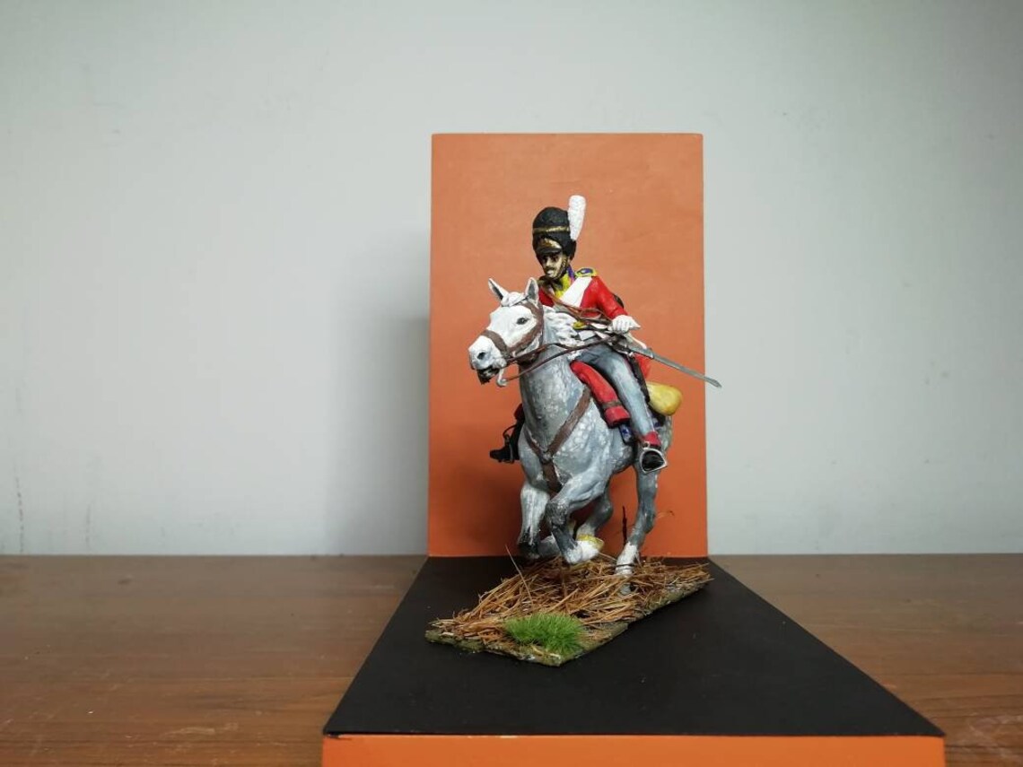 Military Bookends Napoleonic Cavalry Pair Old Enemies - Etsy UK