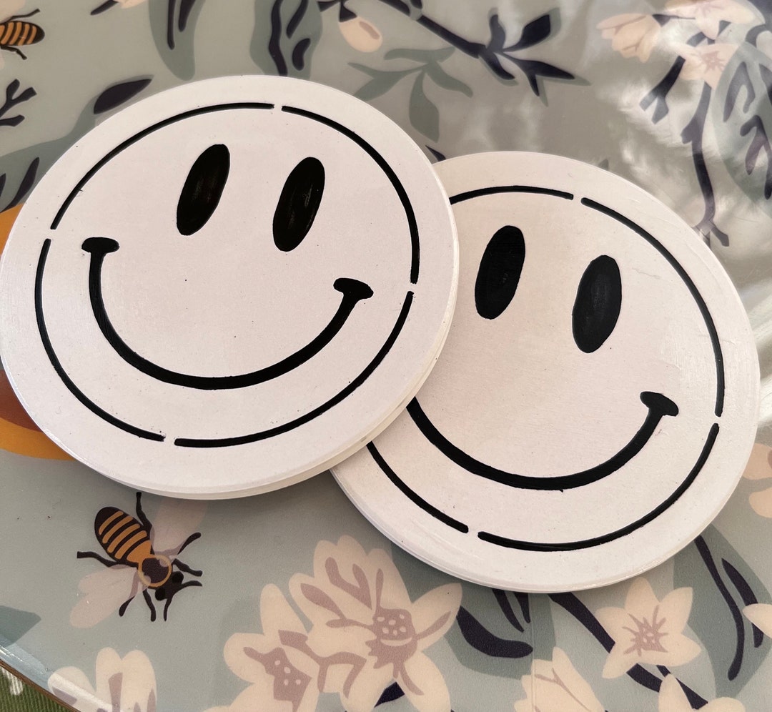 Smiley Face Coaster/ Emoji Coaster/ Trivet - Etsy