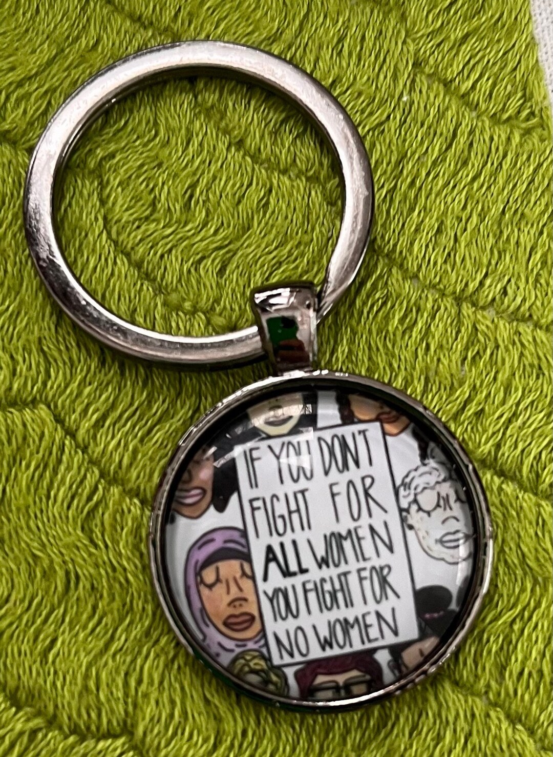 Feminist Keychain/ Intersectional Feminism Keychain Stainless Keychain ...