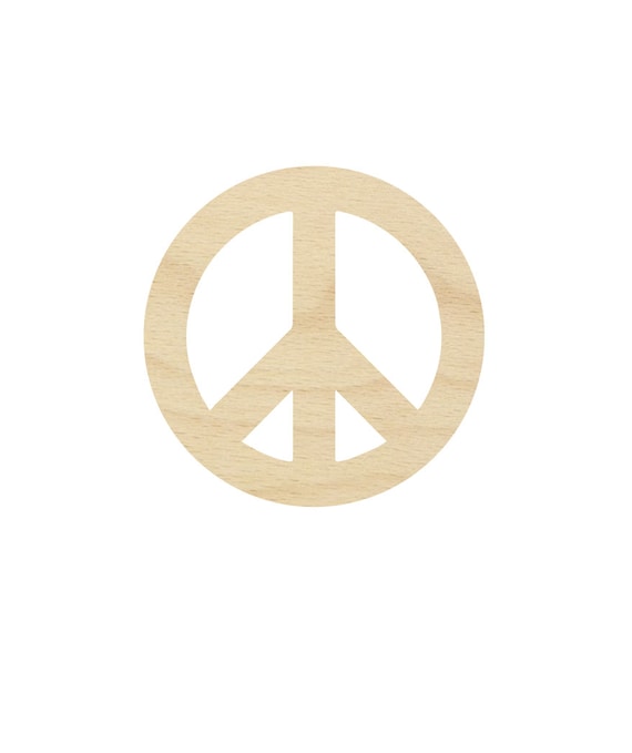 Peace Sign 12 Cutout 3/8 Baltic Birch - Etsy