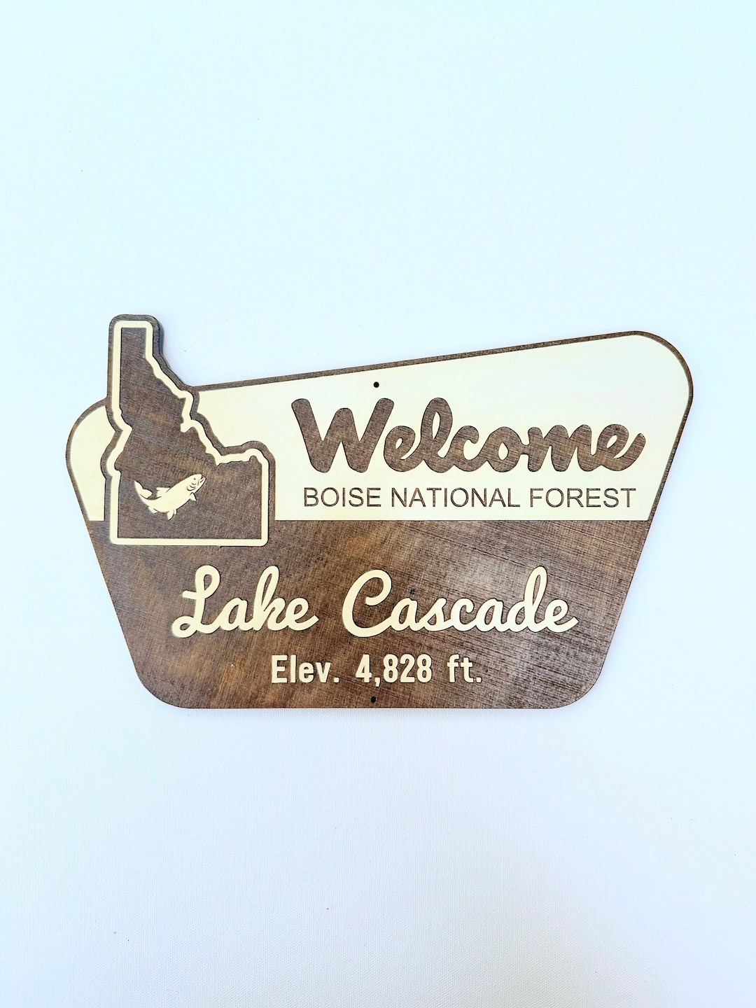 Lake Cascade Idaho Lake Sign. Water Resistant. Boat House Sign. Cabin ...