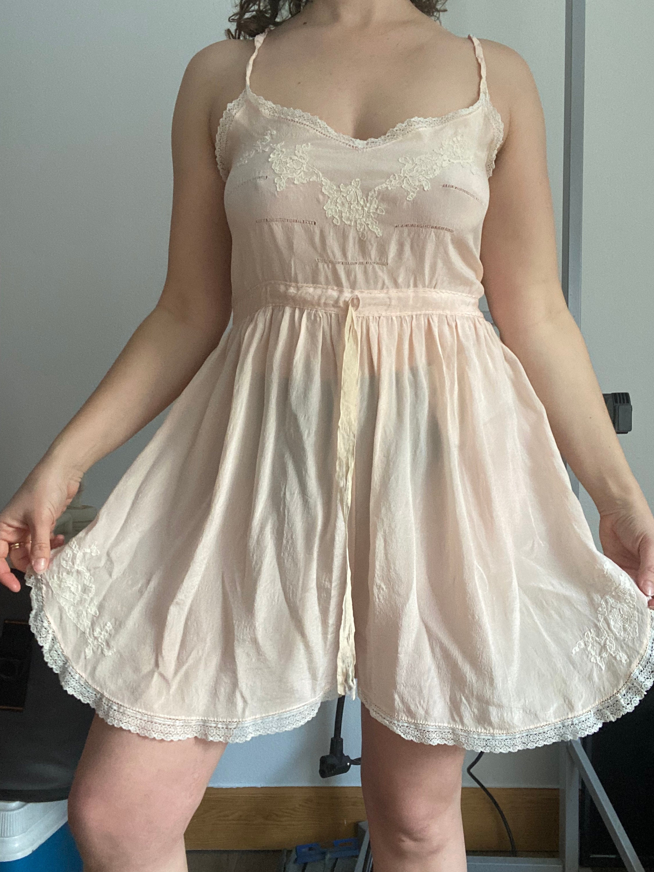 1940s, Size L, Silk Teddy Romper - Etsy