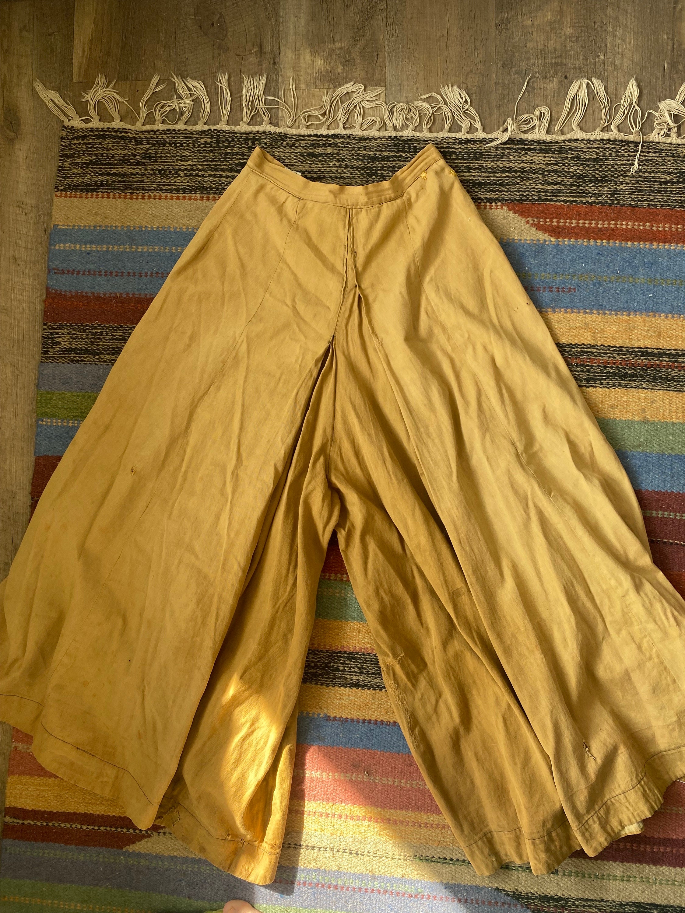 Antique Victorian Early 1900’s Split Skirt Riding Pants 28” Waist - Etsy