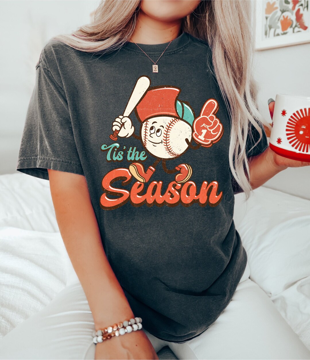 Comfort Colors Baseball Shirt,baseball Vibes, Custom Baseball Shirt ...