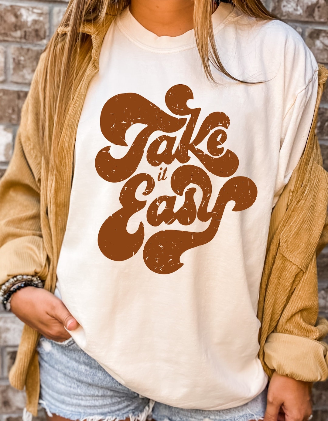 Take It Easy Tee, Take It Easy T-shirt, Hippie Tee Vintage Inspired ...