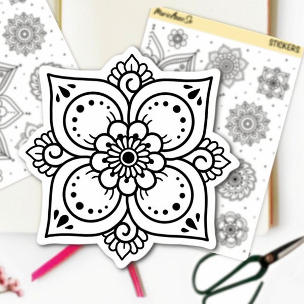 Mandala Coloring - Etsy