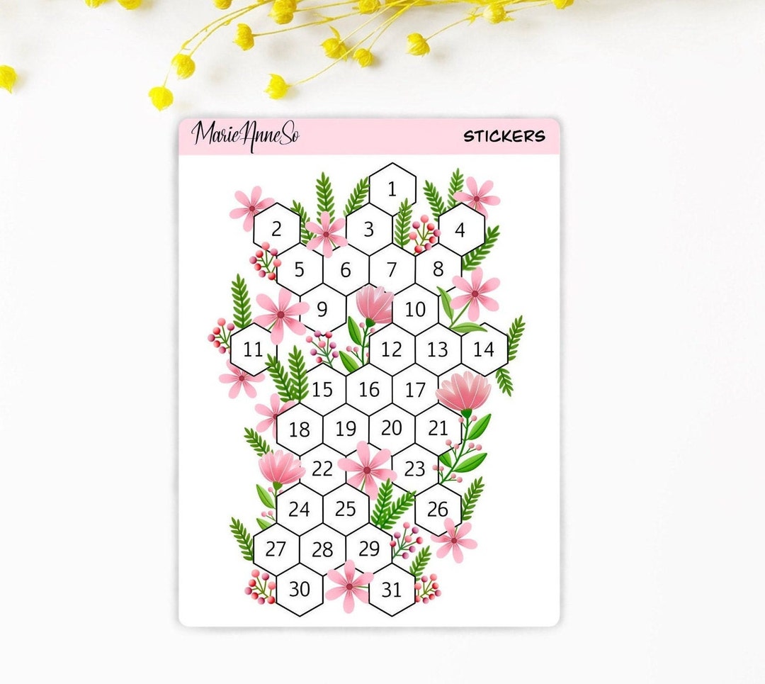 Essential Sticker Habit Tracker, Monthly Habit Tracker Plain Tracking ...