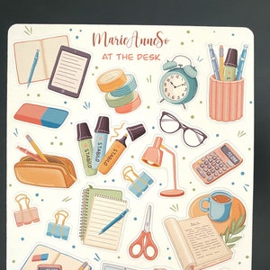 Sticker Sheet Academia Journal Stickers, Study Stickers, Calendar ...