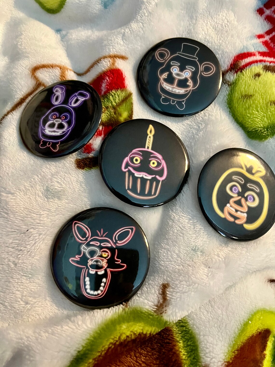 FNAF Buttons - Etsy