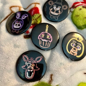 FNAF Buttons - Etsy