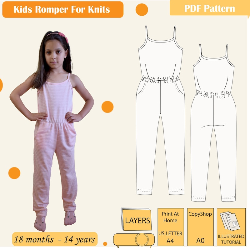 Romper Pattern - Etsy