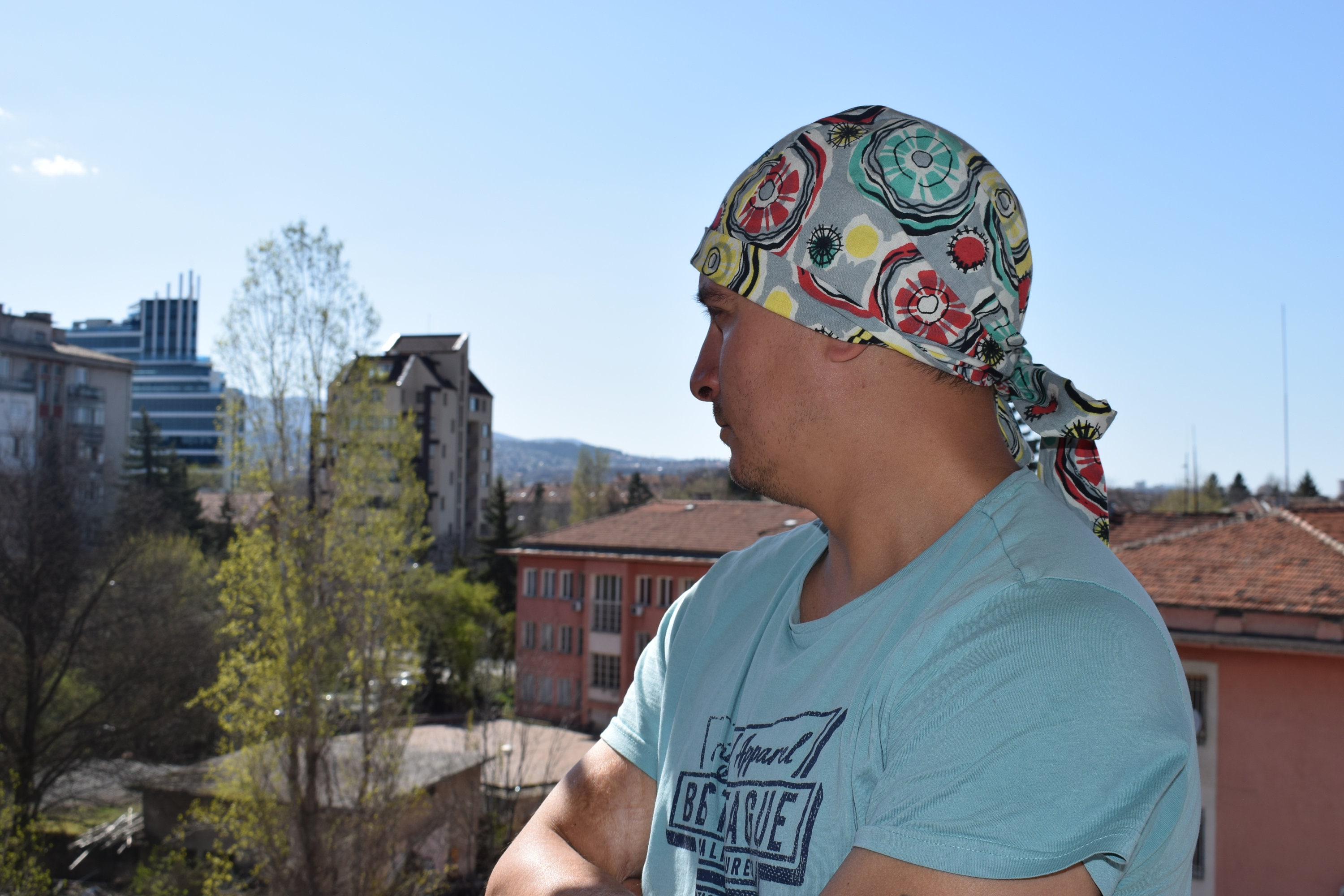 Bandana Pattern. Bandana Hat Sewing Pattern | Bandana Chemo Hat ...