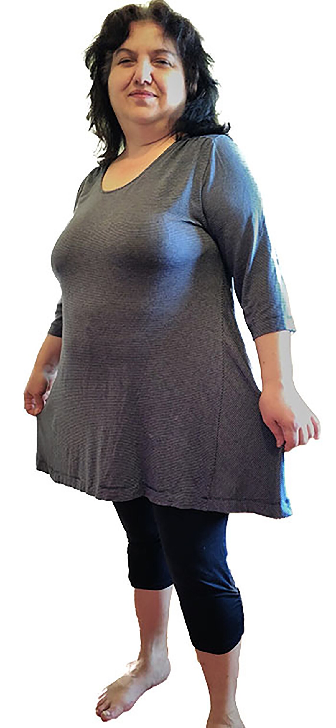 Flare Tunic Long Top PDF Sewing Pattern in Regular and Plus Sizes for ...