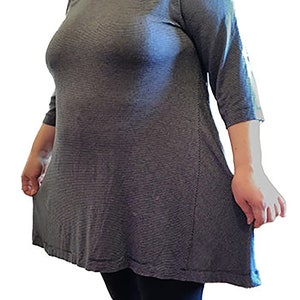 Flare Tunic Long Top PDF Sewing Pattern in Regular and Plus Sizes for ...