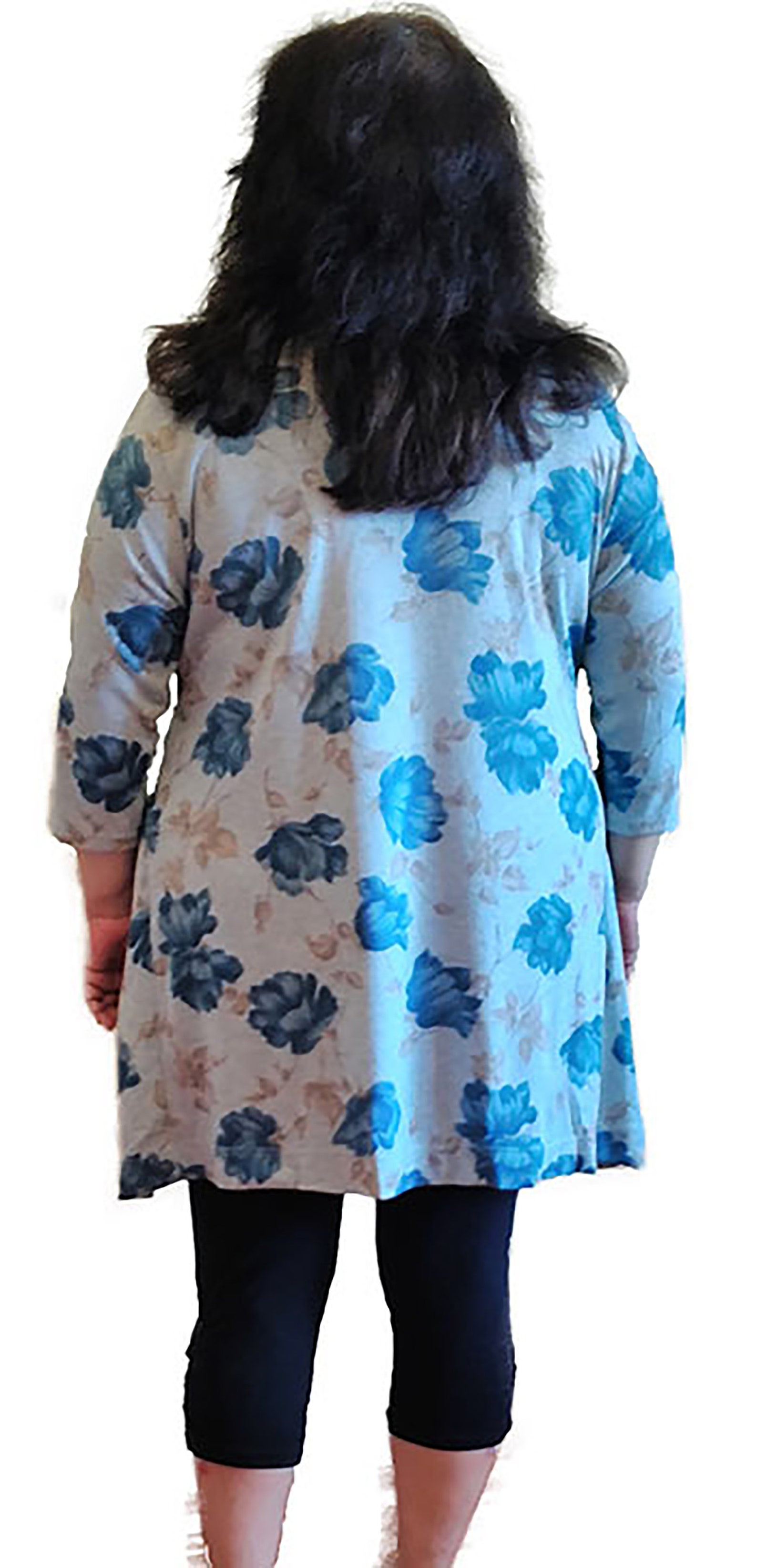 Flare Tunic Long Top PDF Sewing Pattern in Regular and Plus Sizes for ...