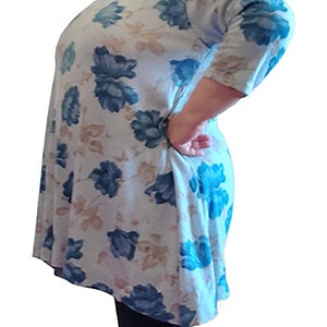 Flare Tunic Long Top PDF Sewing Pattern in Regular and Plus Sizes for ...