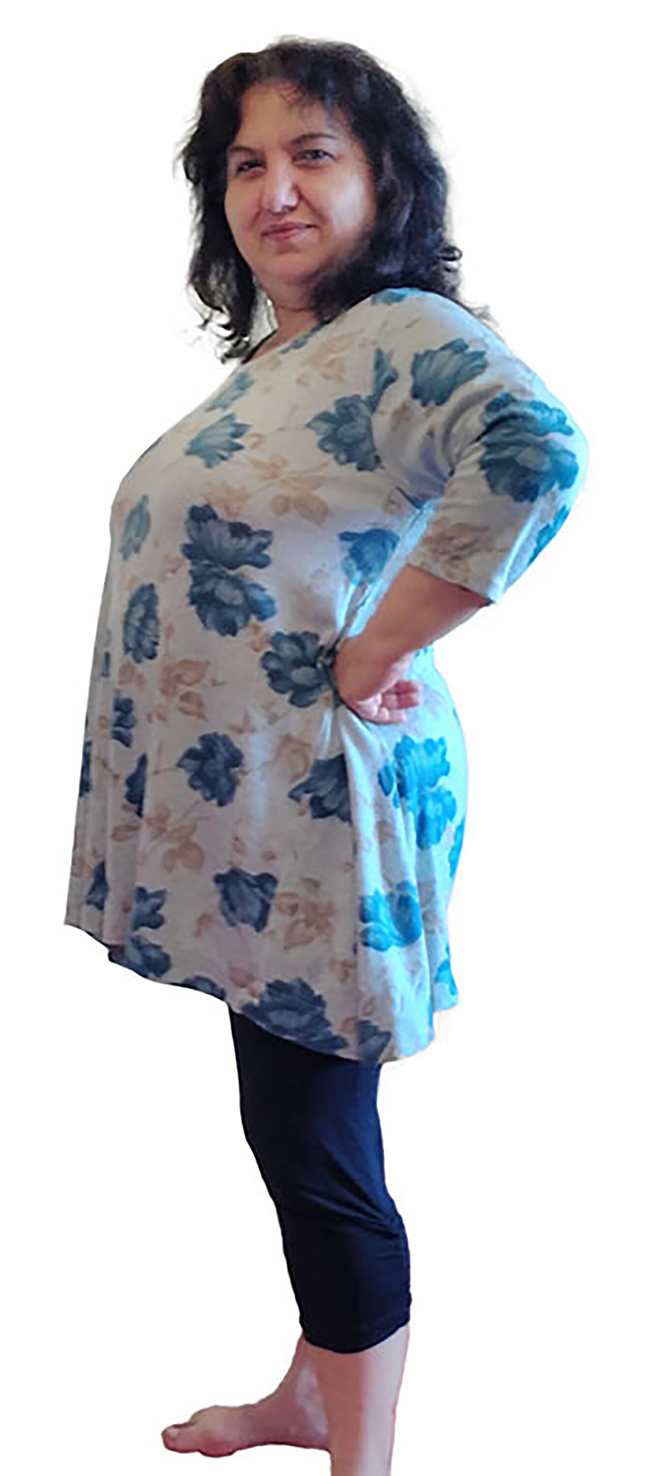 Flare Tunic Long Top PDF Sewing Pattern in Regular and Plus - Etsy