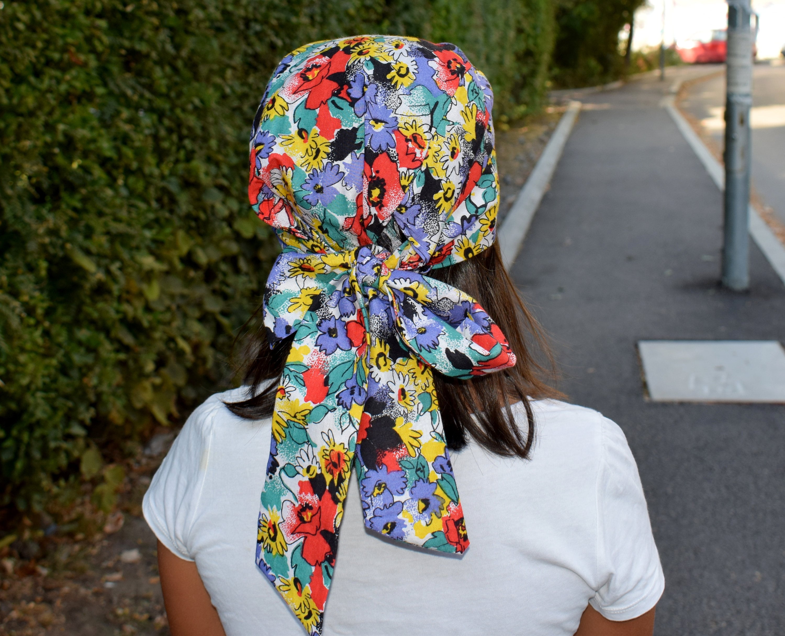 Bandana Pattern. Bandana Hat Sewing Pattern. Bandana Pattern - PDF ...