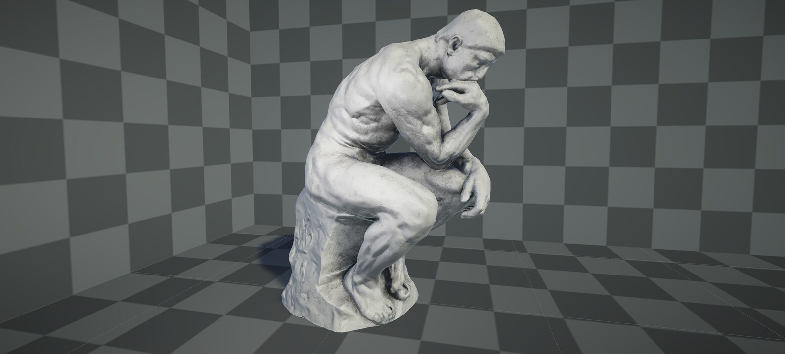 The Thinker Man Sculpturehome Decordecorative Modeltable Decorhome ...