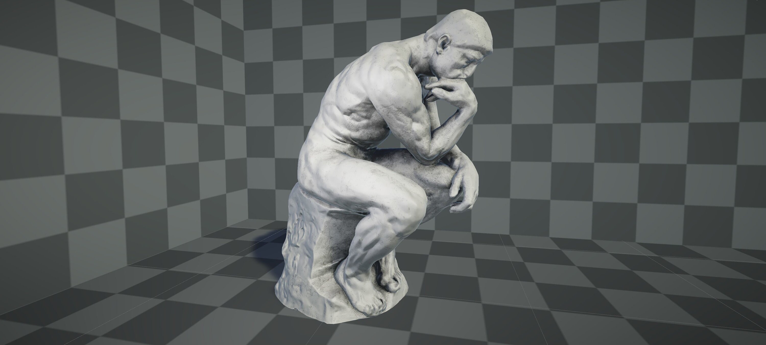 The Thinker Man Sculpturehome Decordecorative Modeltable Decorhome ...