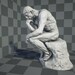 The Thinker Man Sculpturehome Decordecorative Modeltable Decorhome ...