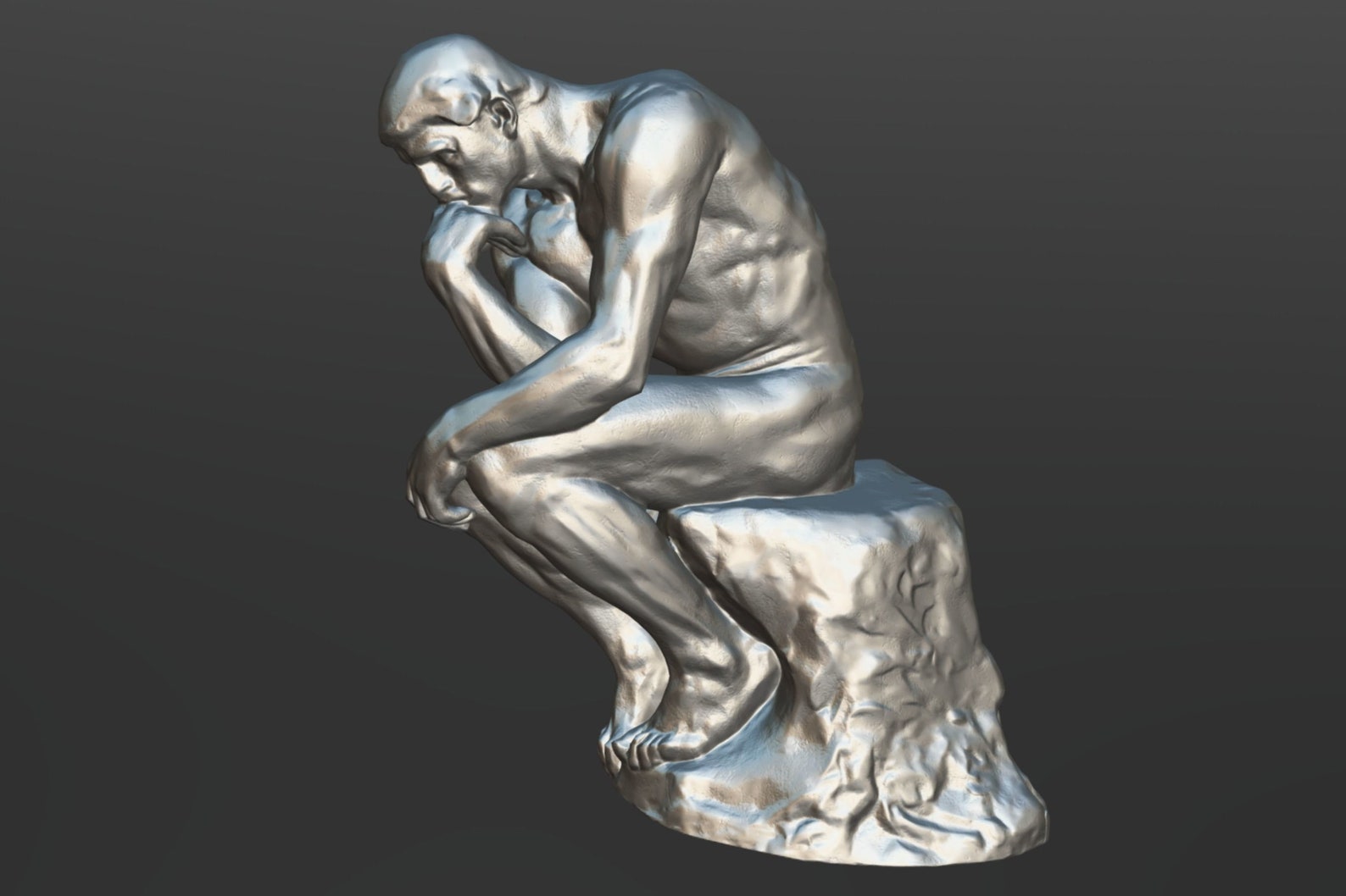 The Thinker Man Sculpturehome Decordecorative Modeltable Decorhome ...