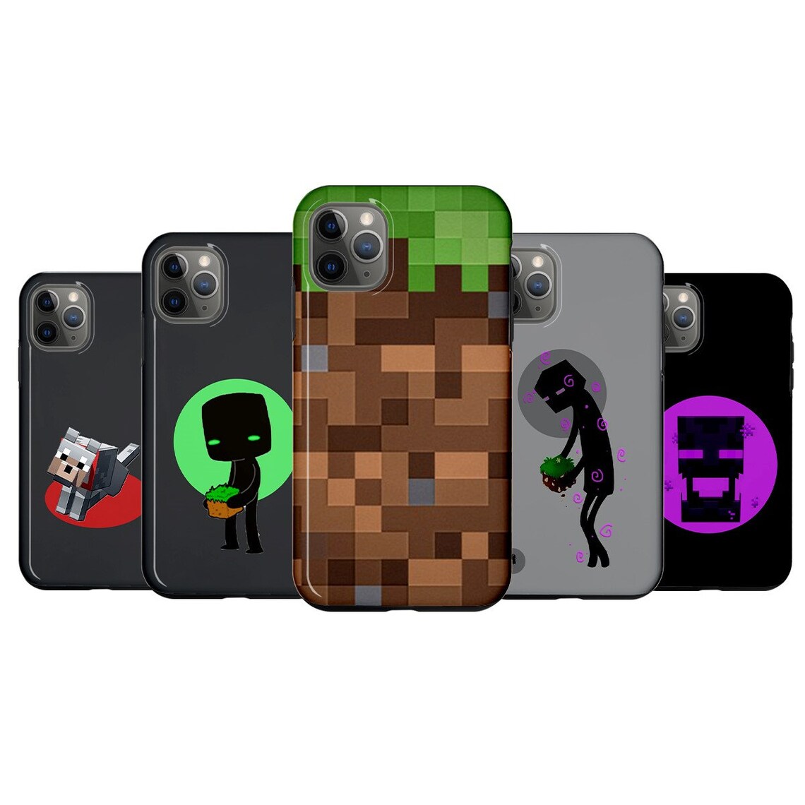 Minecraft Phone Case Earth Block Cover For iPhone 12 11 Pro | Etsy