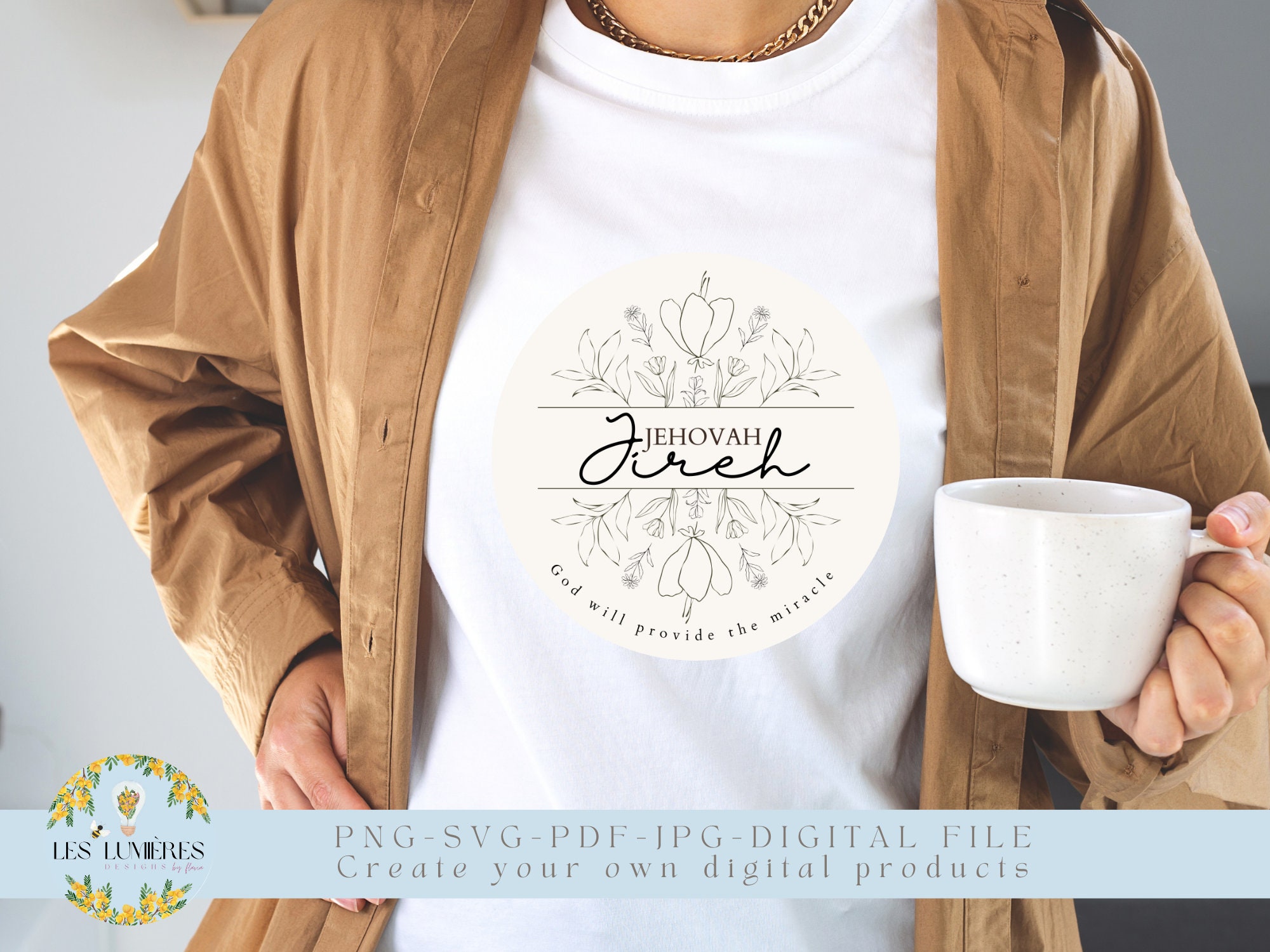 Jahwe Jireh SVG PNG Clipart Clipart Gott wird das Wunder - Etsy Österreich