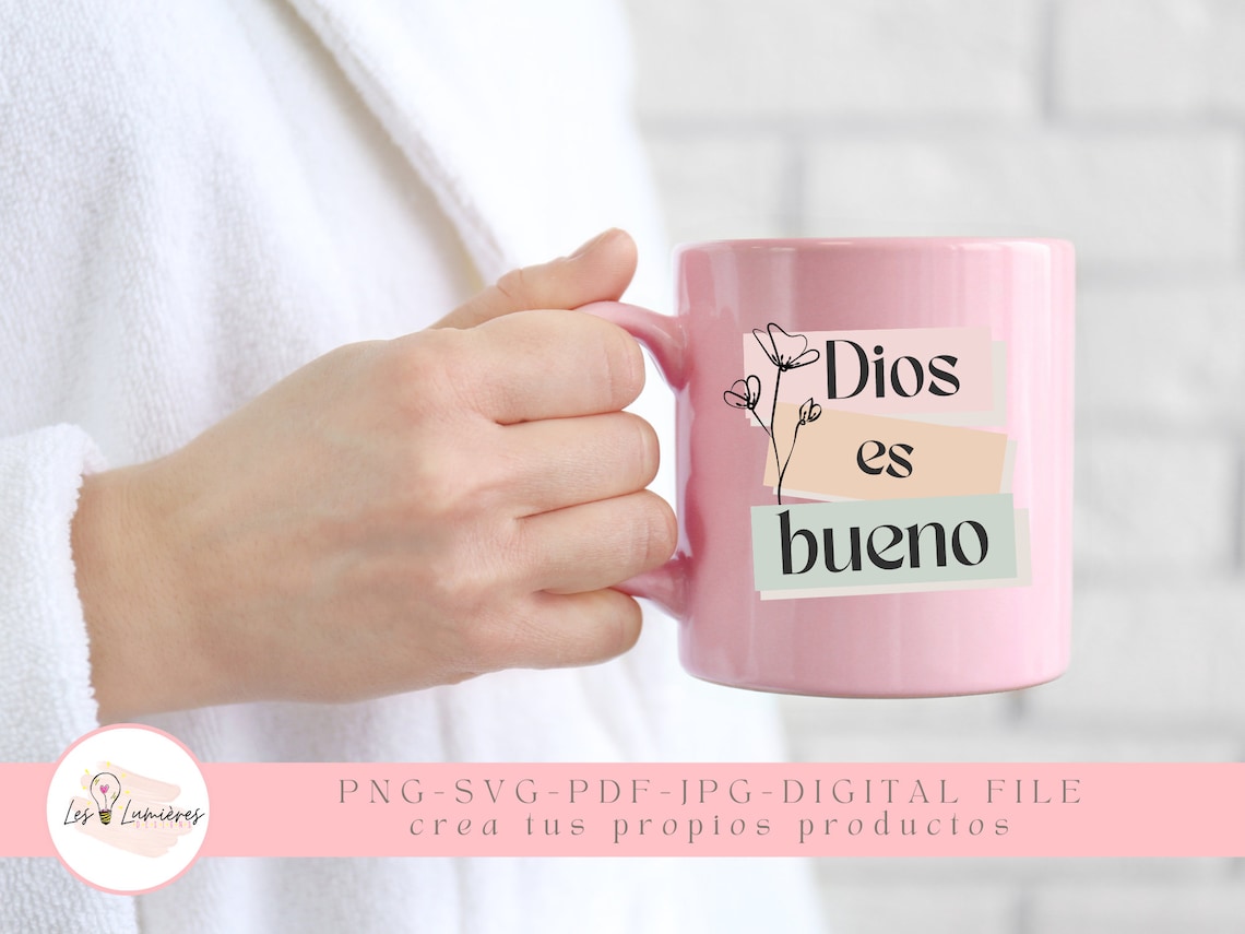 Dios Es Bueno Bundle 4 Diseños SVG PNG Clipart Biblia - Etsy