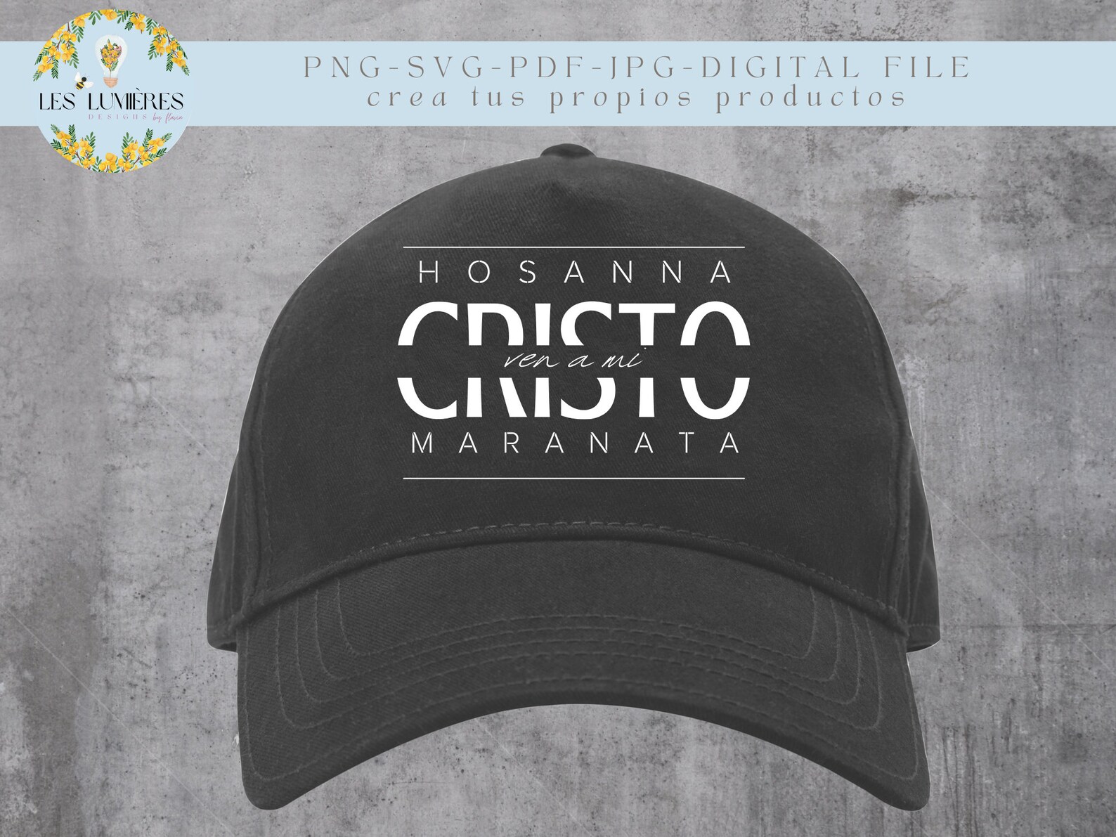 Hosanna Maranata Cristo Ven a Mi SVG PNG, Cricut, Diseños Cristianos ...