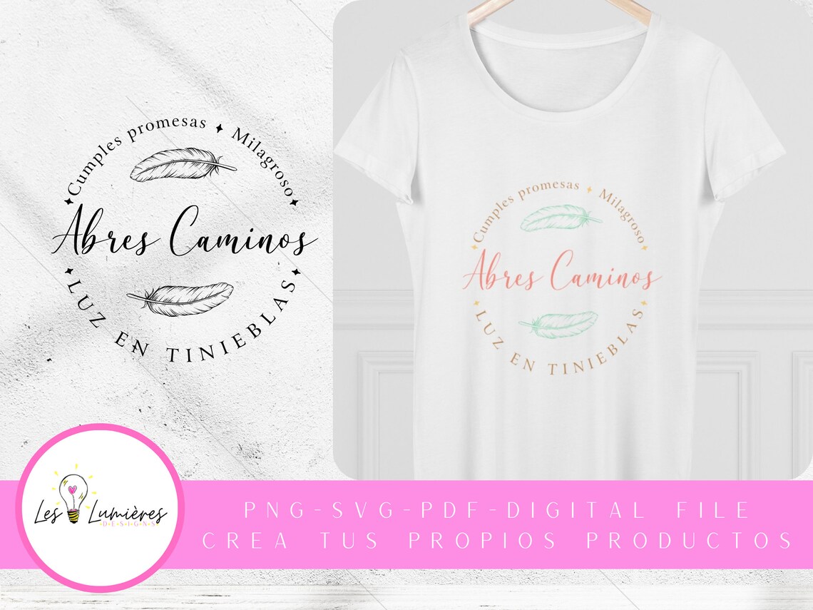 Milagroso Svg Abres Camino Svg Mi Dios Svg Luz Tinieblas Svg | Etsy