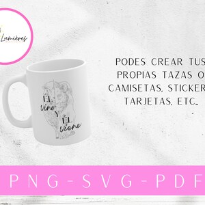 El Vino El Viene SVG, PNG Clipart, Clipart, Biblia SVG, Dios Svg ...