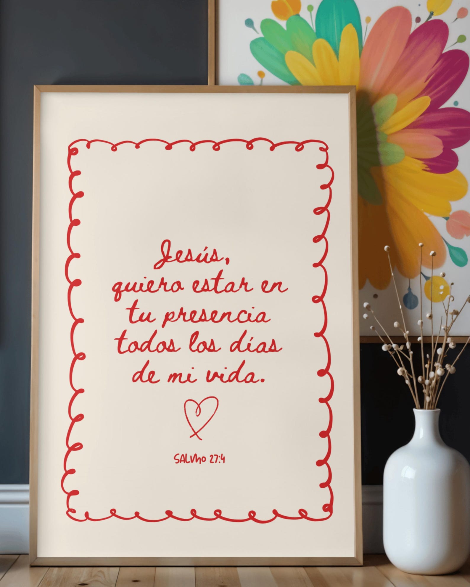 Psalm 27 Spanish Bible Verse Printable – Christian Wall Art – Digital ...