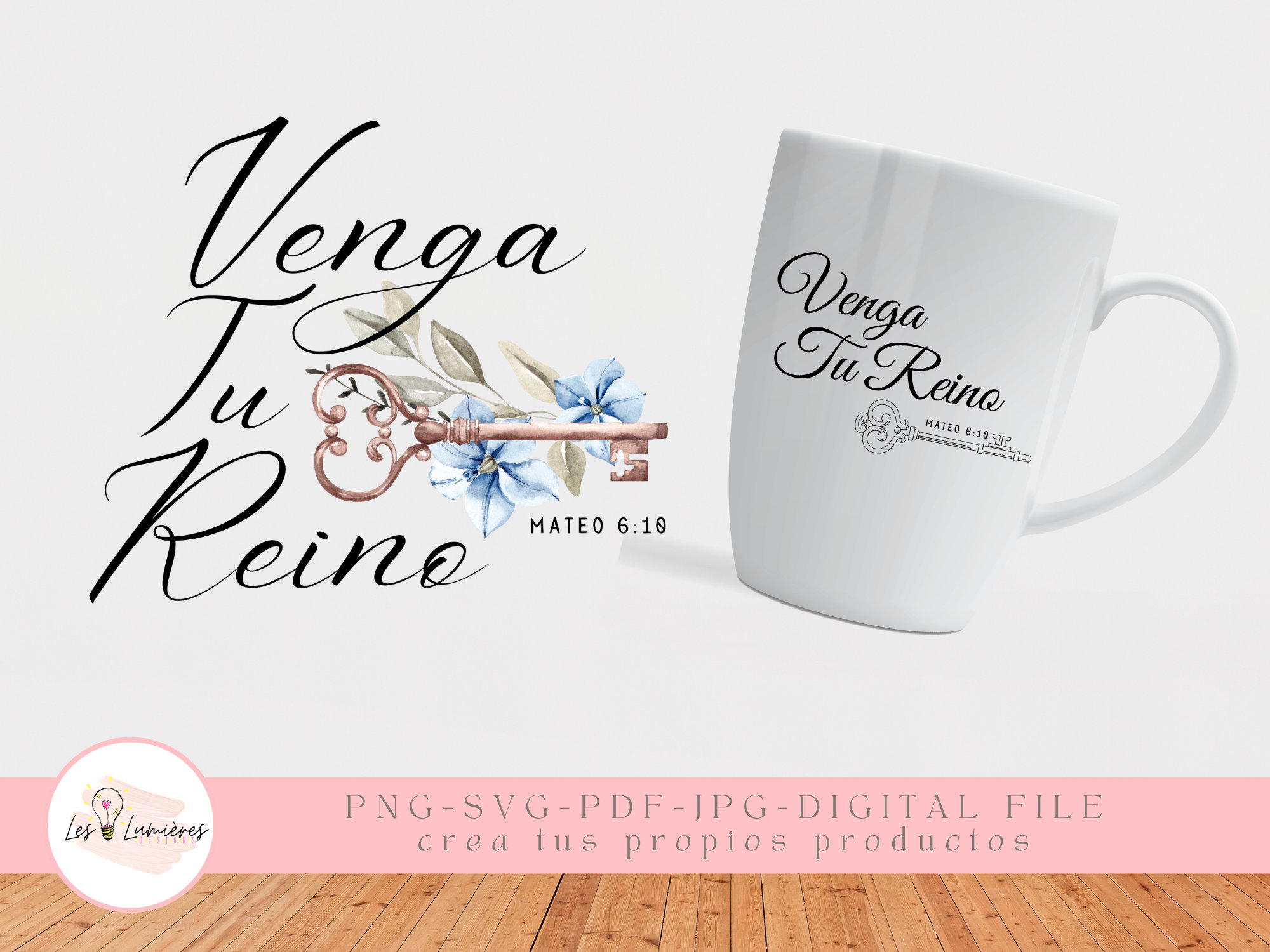 Venga Tu Reino SVG, Christian Verse, Mateo 6:10 (digital File) - Etsy
