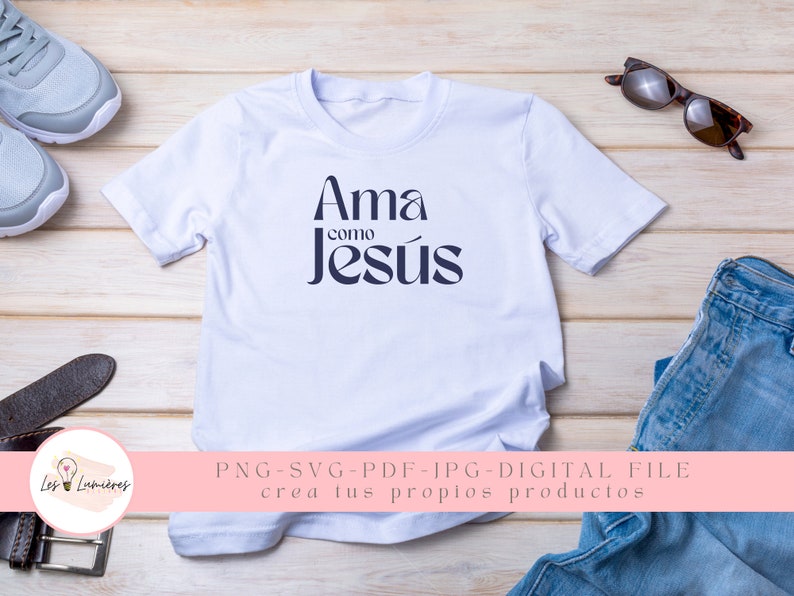 Ama Como Jesús 5 Diseños SVG, PNG Clipart, , Biblia, Dios Svg Frases ...