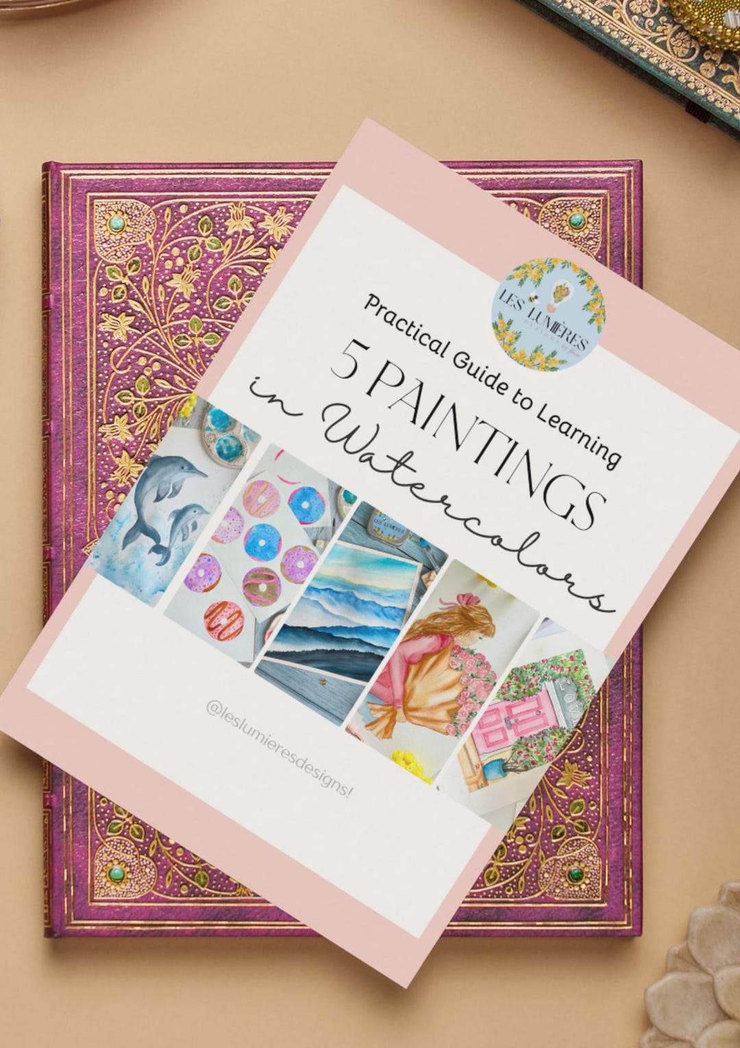 Practical Guide to Learning 5 Watercolor Paintings Ebook- Instant ...