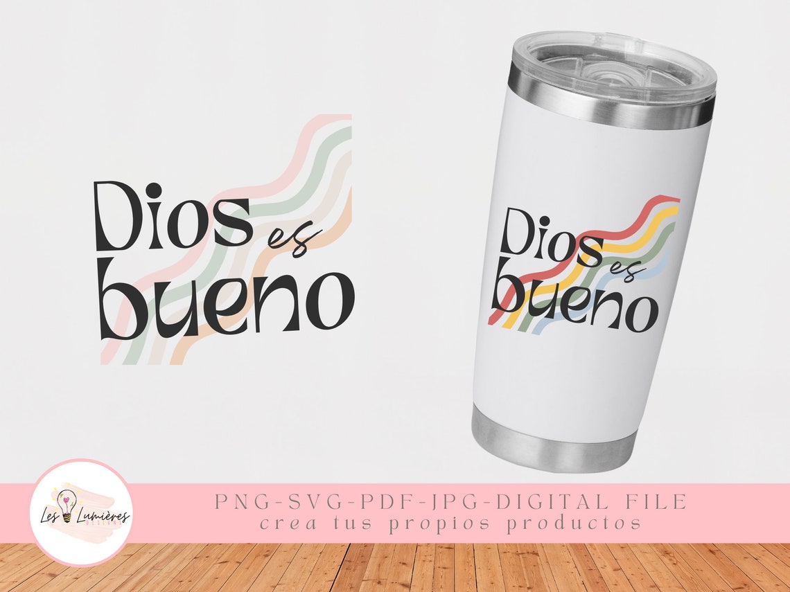 Dios Es Bueno Bundle 4 Diseños SVG PNG Clipart Biblia - Etsy