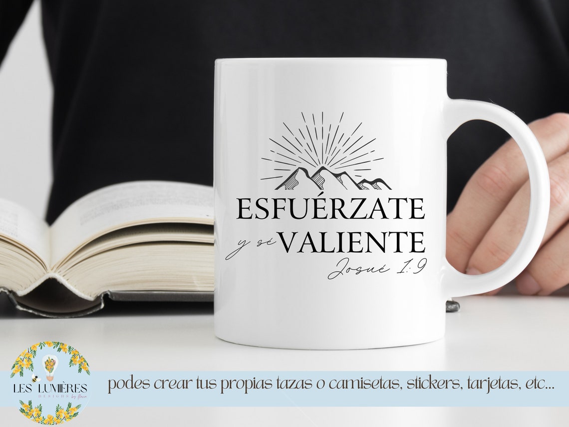 Esfuérzate Y Sé Valiente Josué 1:9 SVG PNG Clipart Día Del - Etsy