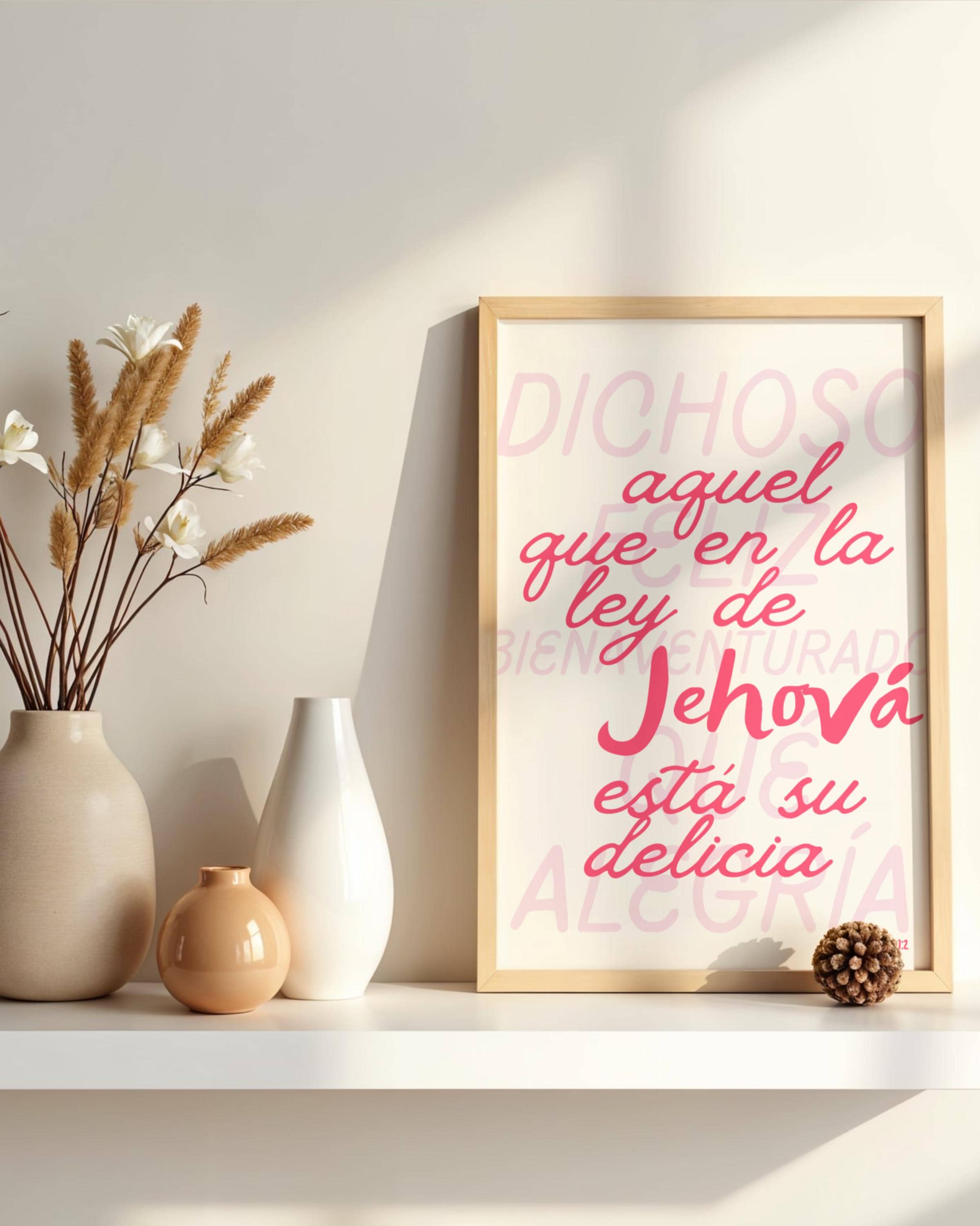 Psalm 1 Spanish Bible Verse Printable – Christian Wall Art – Digital ...