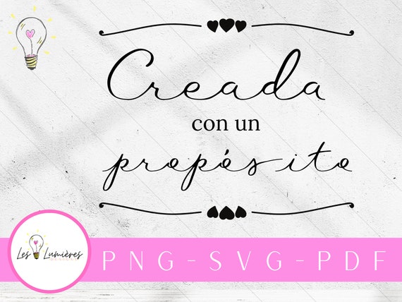 Creada con un propósito SVG PNG Clipart Clipart Biblia - Etsy México