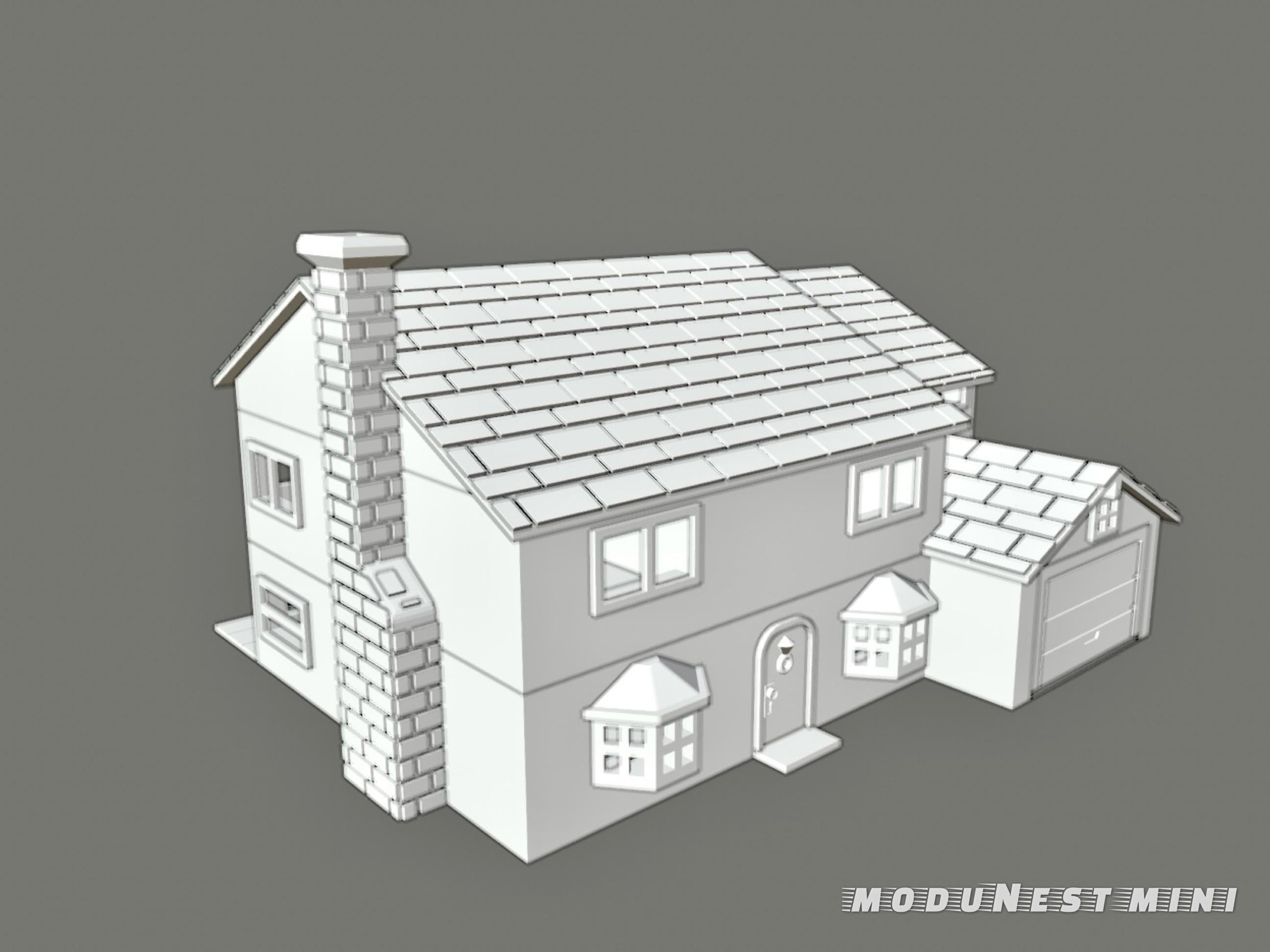 Handcrafted Miniature 3D Simpsons Tiny House Model, Detailed Interior ...