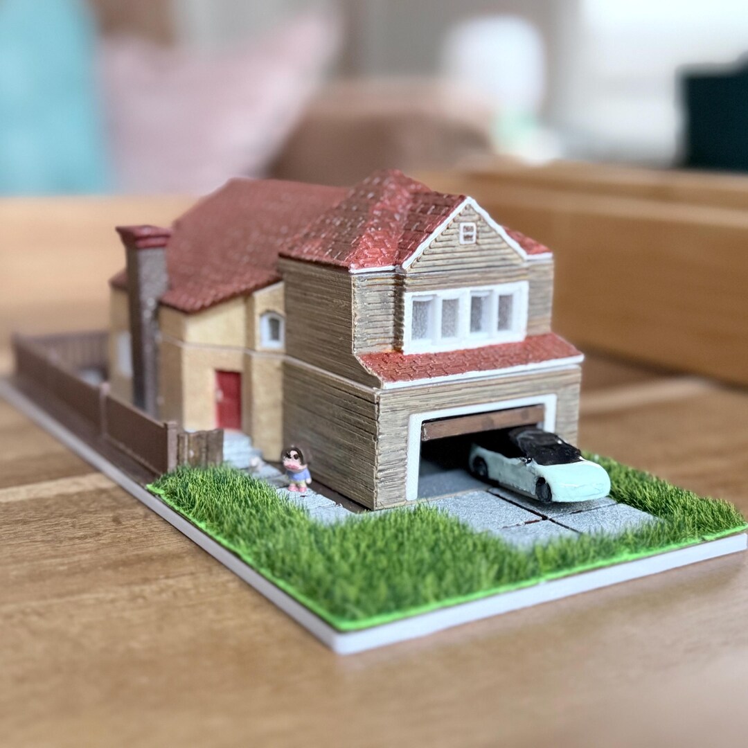 Hand-painted 1:144 | N Scale House Model | Neo-craftsman Miniature ...