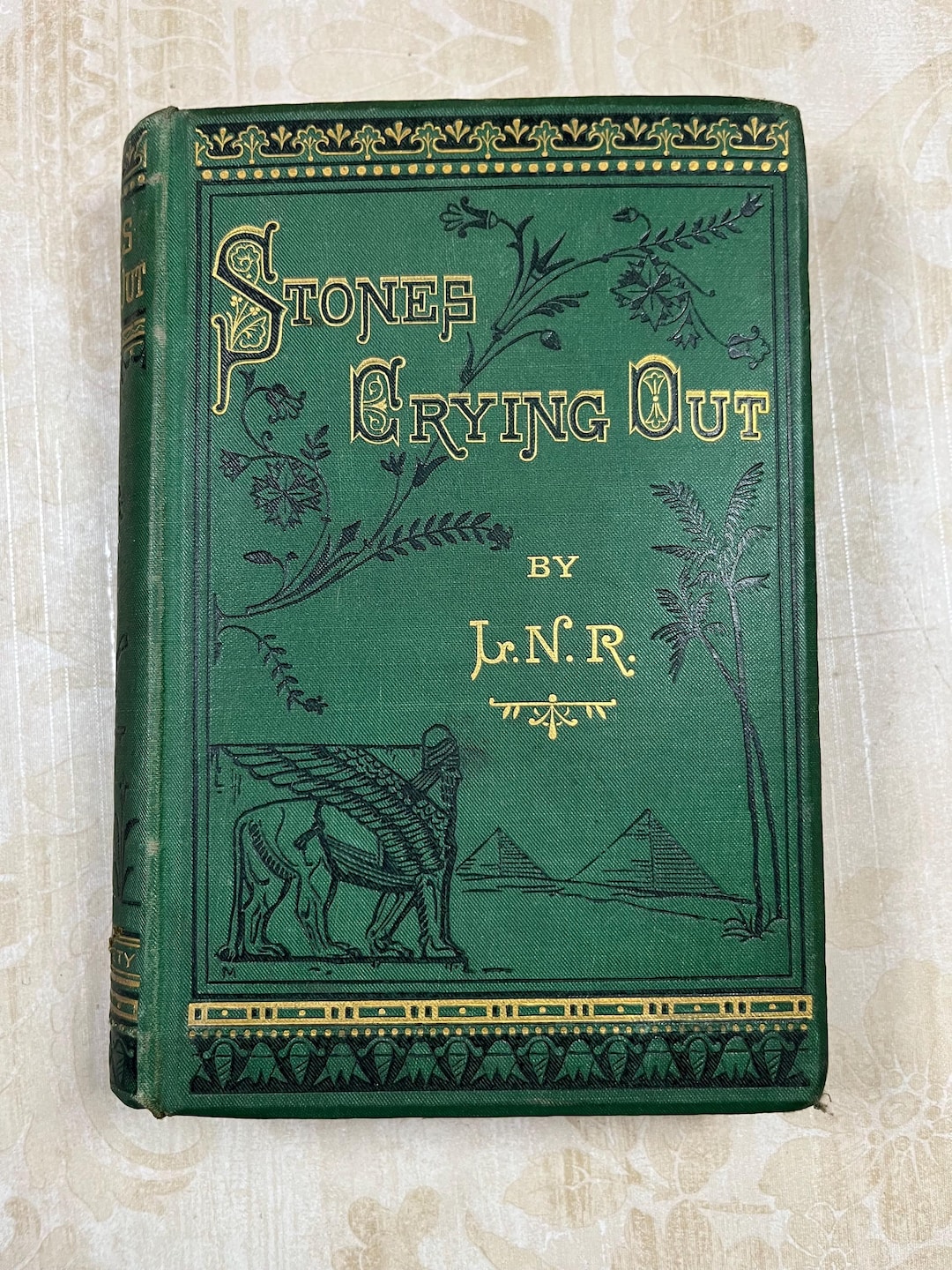 1880 Stones Crying Out L.N.R. 4th Ed Bible History Archeology Hebrew ...