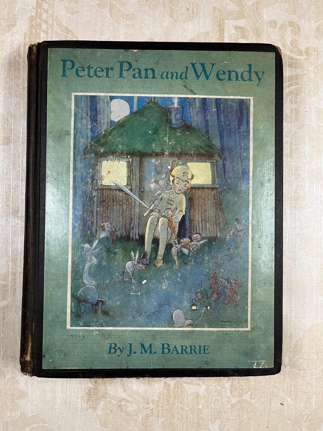 1927 Peter Pan and Wendy Barrie Attwell Children Fantasy Bedtime ...